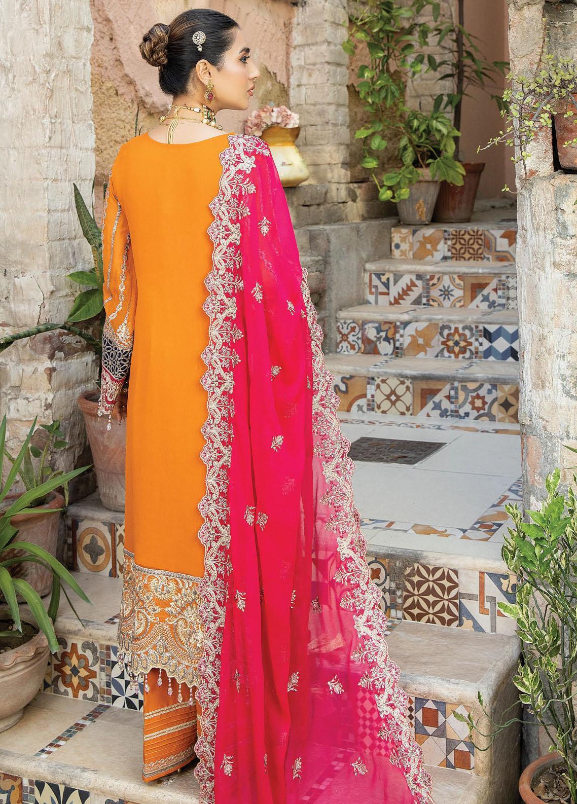 Imrozia - De Lambent Majestic Embroidered Collection 2023 - M-37 Marwa – Blossoms by Azz